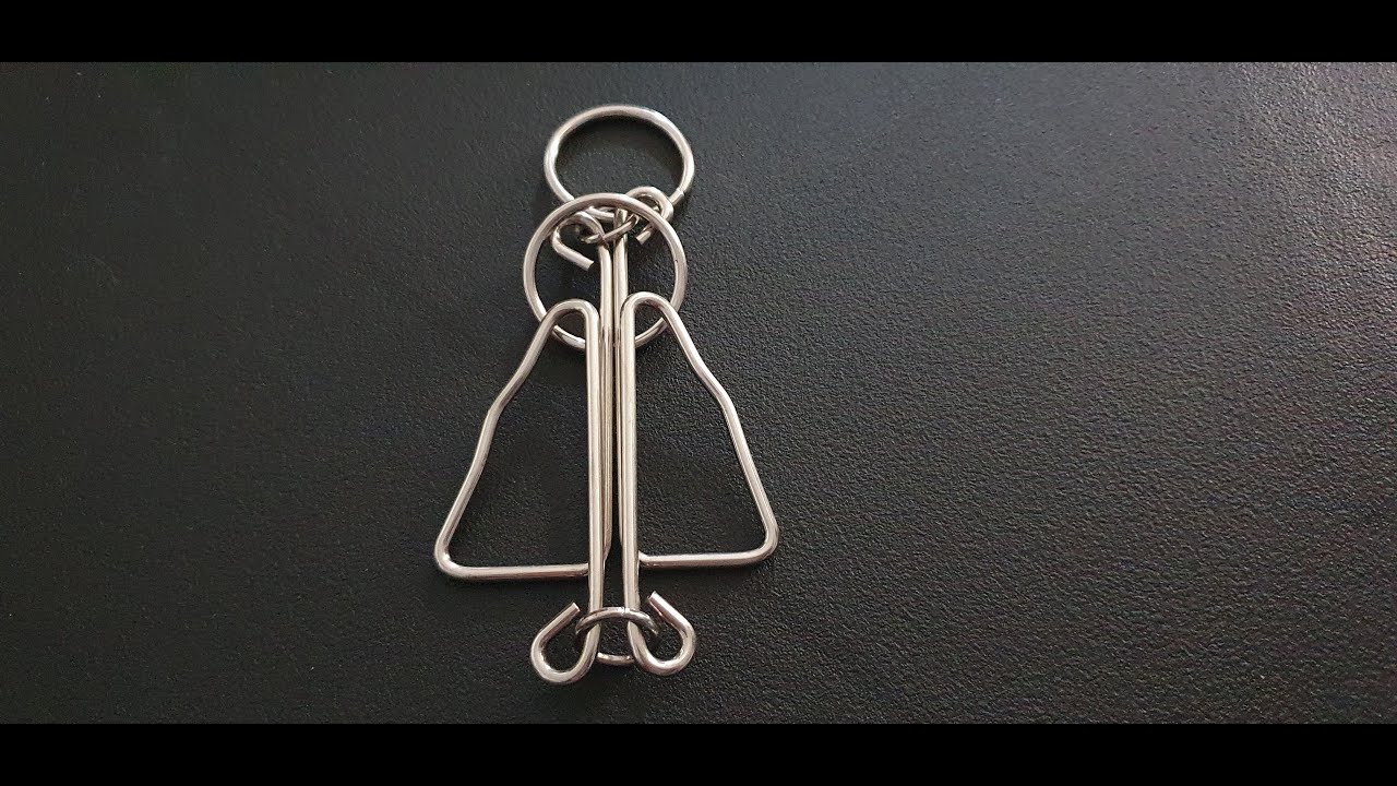 Ring and Triangle Metal Puzzle's Solution - YouTube