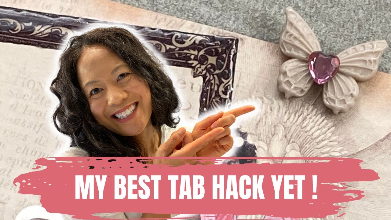 A Scrapbook Hidden Paperclip Tab Hack - YouTube