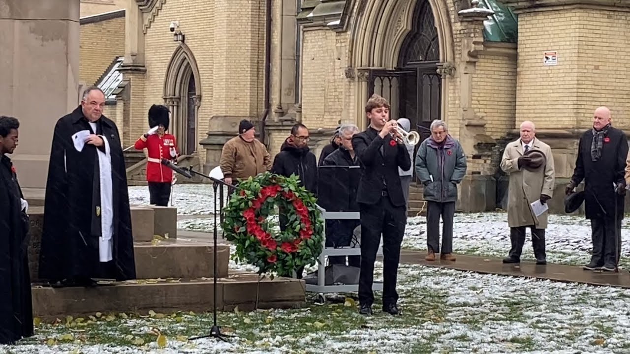 🥀🎺Last Post & Rouse Remembrance Day The Cathedral Church of St. James ...