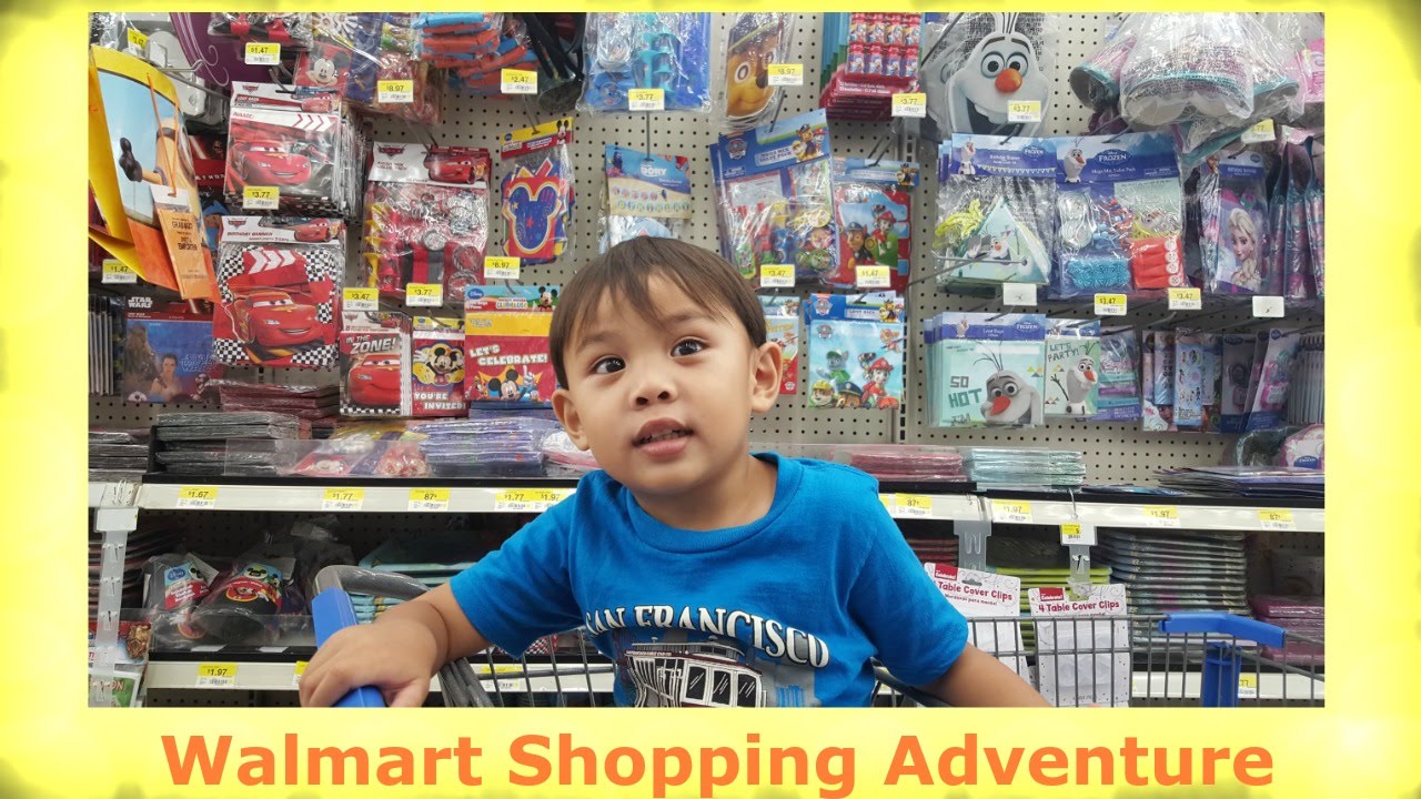Walmart: Shopping Kid's Adventure - YouTube