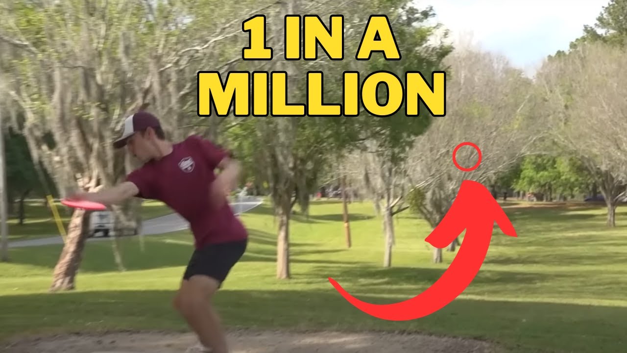 Insane Disc Golf Shot: Hitting Another Player's Disc Out of a Tree ...