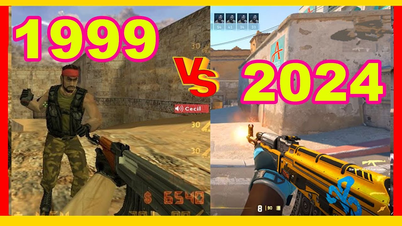 CS 2 Counter-Strike 2 Evolution 1999 - 2024 - YouTube