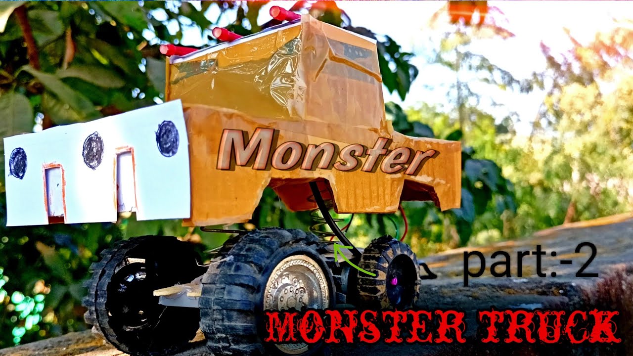 How to make mini monster truck made by me amazing ideas 💡 - YouTube