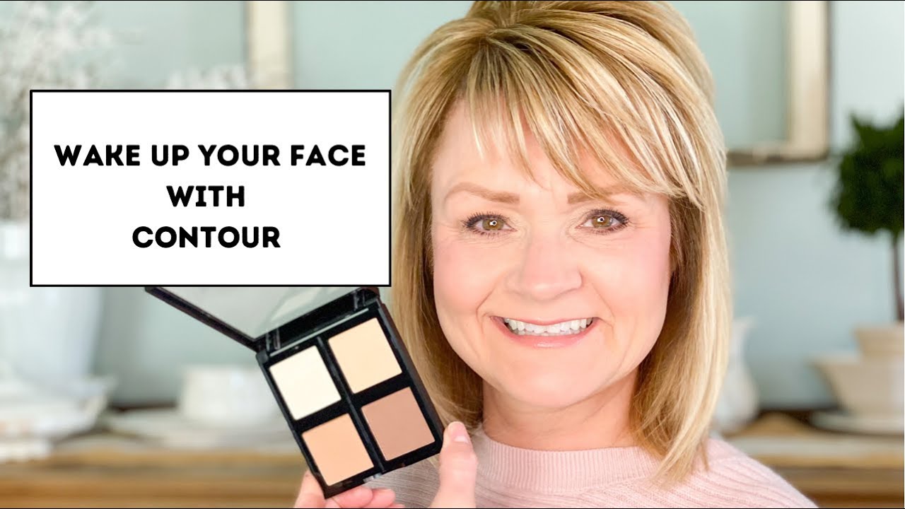 How To Apply Contour Powder - Everyday Makeup For Women Over 40 - YouTube