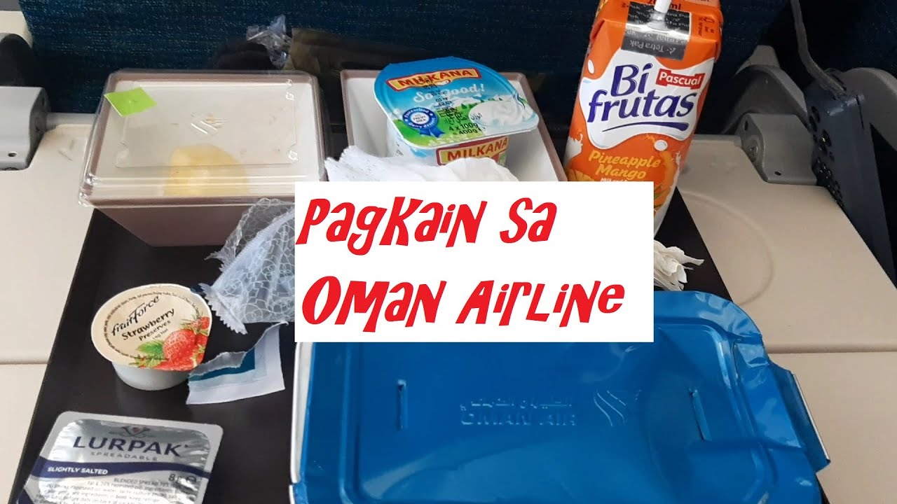 Oman Air serving foods for breakfast - YouTube