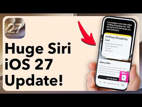 HUGE Siri Update In iOS 27 - How To Set Up And Use New Siri