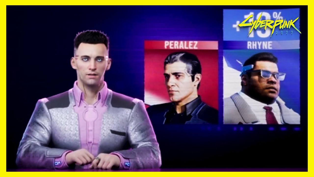 Cyberpunk 2077 - River Ward save Lucius Rhyne [WNS Local News] - YouTube