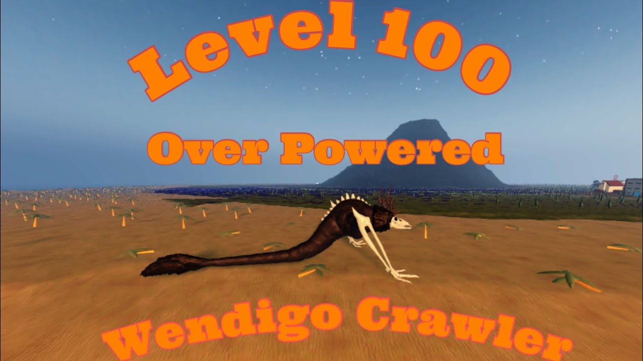 How Strong Is Level 100 Wendigo Crawler | Kaiju Universe | Roblox - YouTube