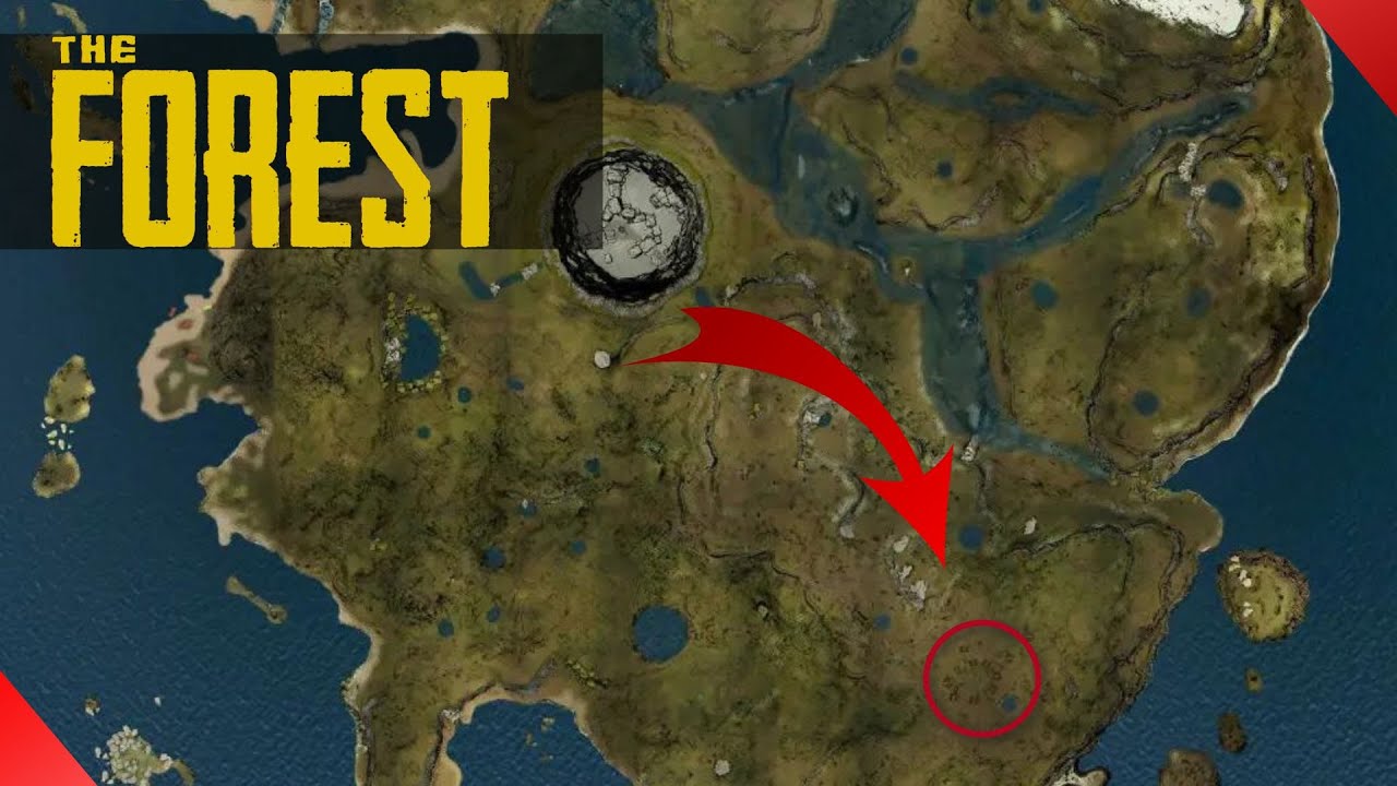 Como pegar o mapa no THE FOREST |How to get the map - YouTube