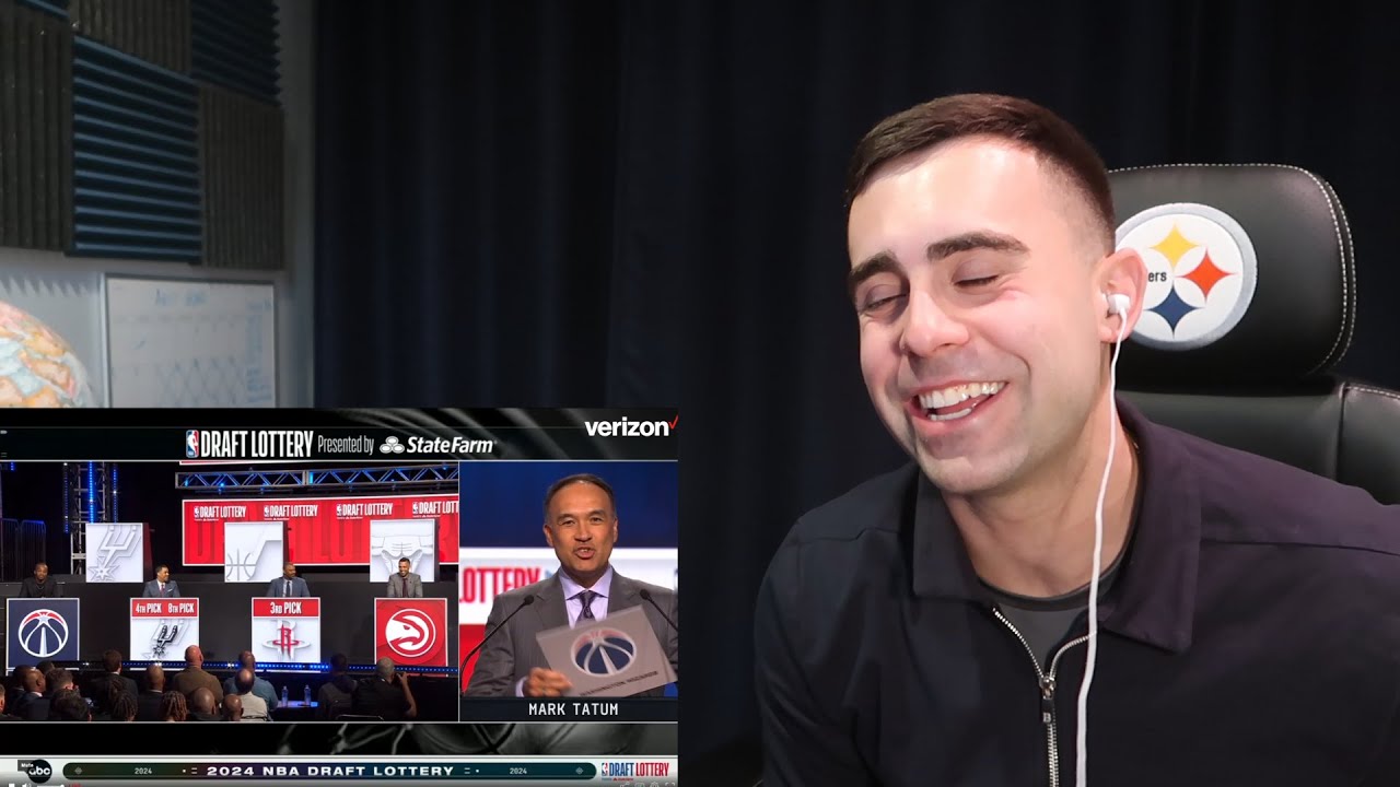 Reacting to the 2024 NBA Draft Lottery - YouTube