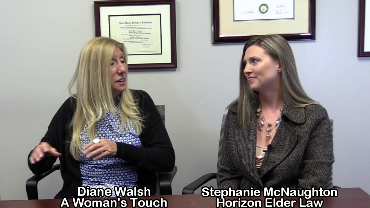 Diane Walsh with A Woman's Touch on The East Bay Eldercare Channel ...