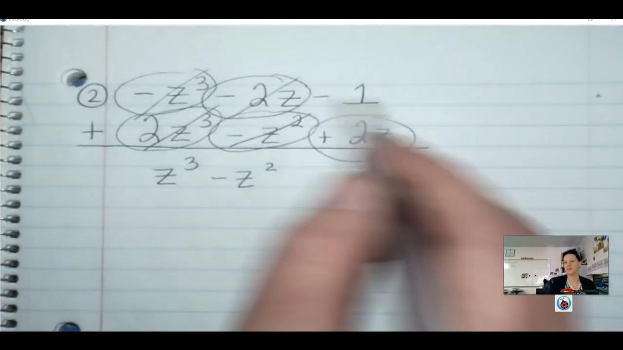 Lesson 17.2 Adding Polynomial Expressions - YouTube