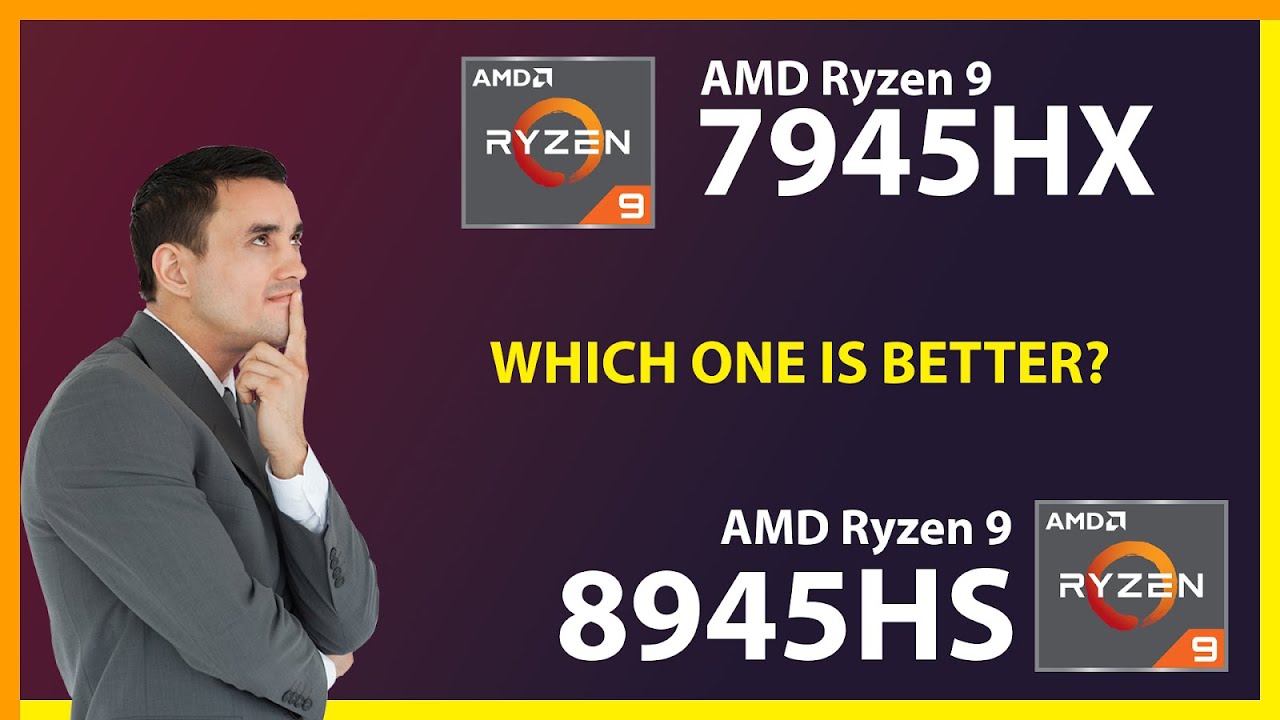 AMD Ryzen 9 7945HX vs AMD Ryzen 9 8945HS Technical Comparison - YouTube