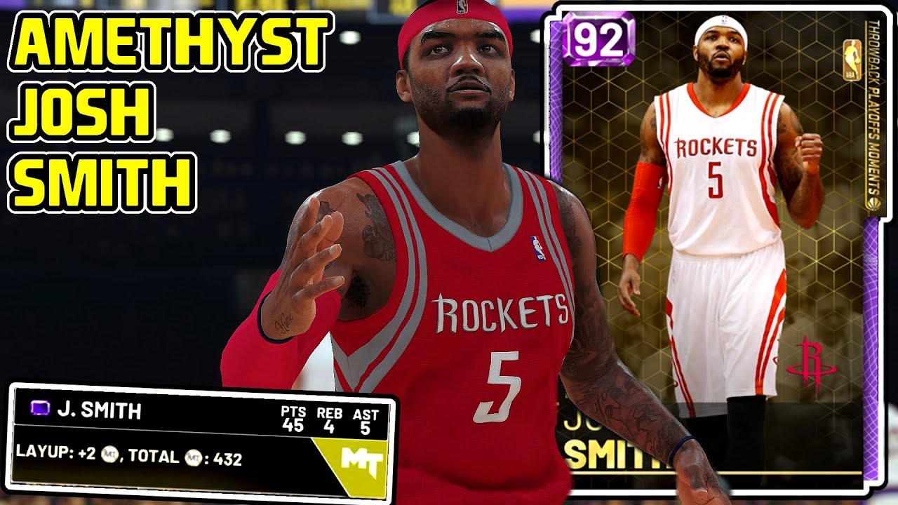 AMETHYST JOSH SMITH GAMEPLAY! MUST HAVE ON A BUDGET TEAM! NBA 2k19 ...
