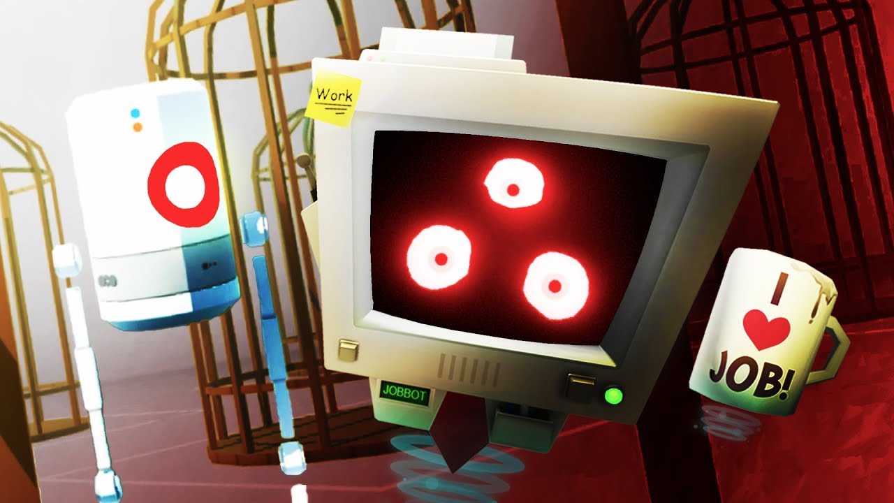 NEW JOB BOT IS A PSYCHIC KILLER!?!! (Virtual Virtual Reality - Oculus ...