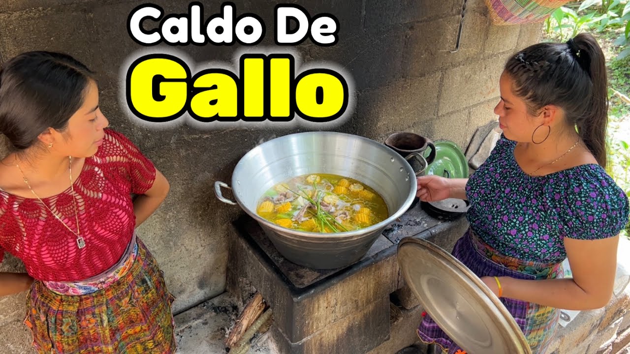 Preparando Caldo De GALLO Criollo - YouTube