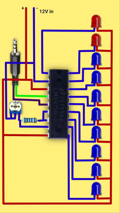 Audio level indicator circuit diagram 😮| Sound Level Meter - YouTube