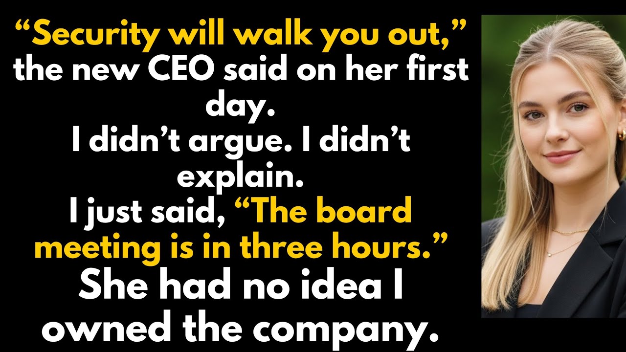 After 25 Years of Loyalty, the New CEO Fired Me — Not Knowing I Owned ...
