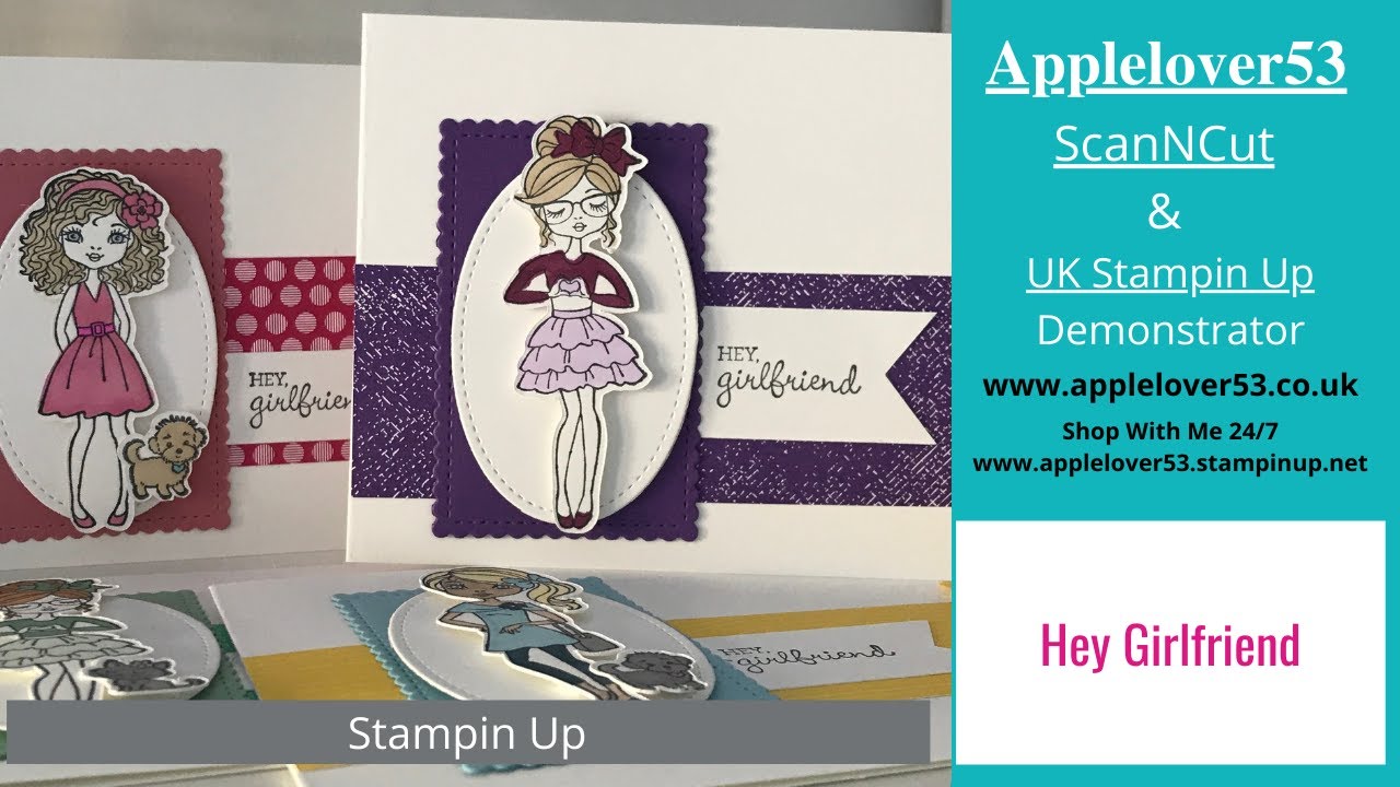 Stampin Up - Hey Girlfriend Card - YouTube