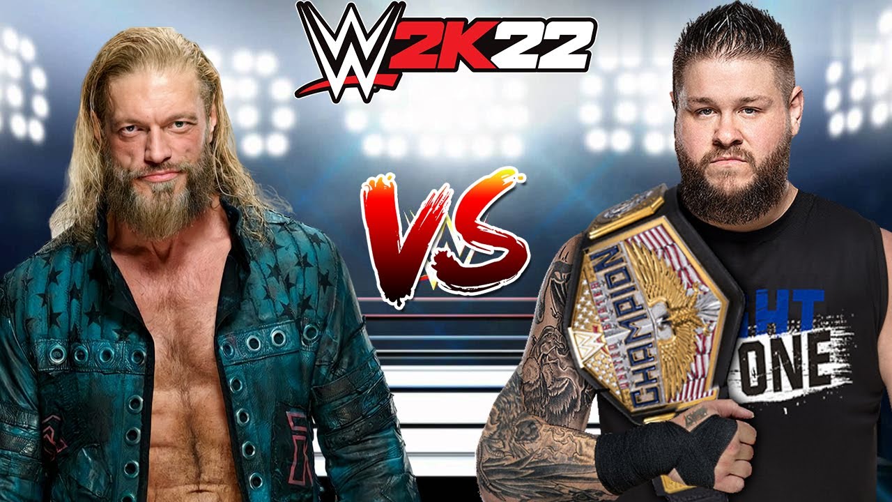 WWE 2K22 EDGE VS. KEVIN OWENS FOR THE WWE UNITED STATES CHAMPIONSHIP ...