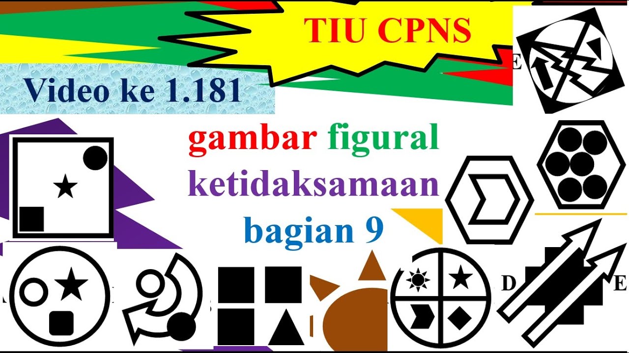 tiu cpns gambar figural ketidaksamaan bagian 9 - YouTube