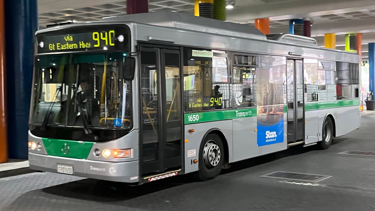 Transperth TP1650 - Mercedes OC500LE CNG (ZF Kickdown) - YouTube