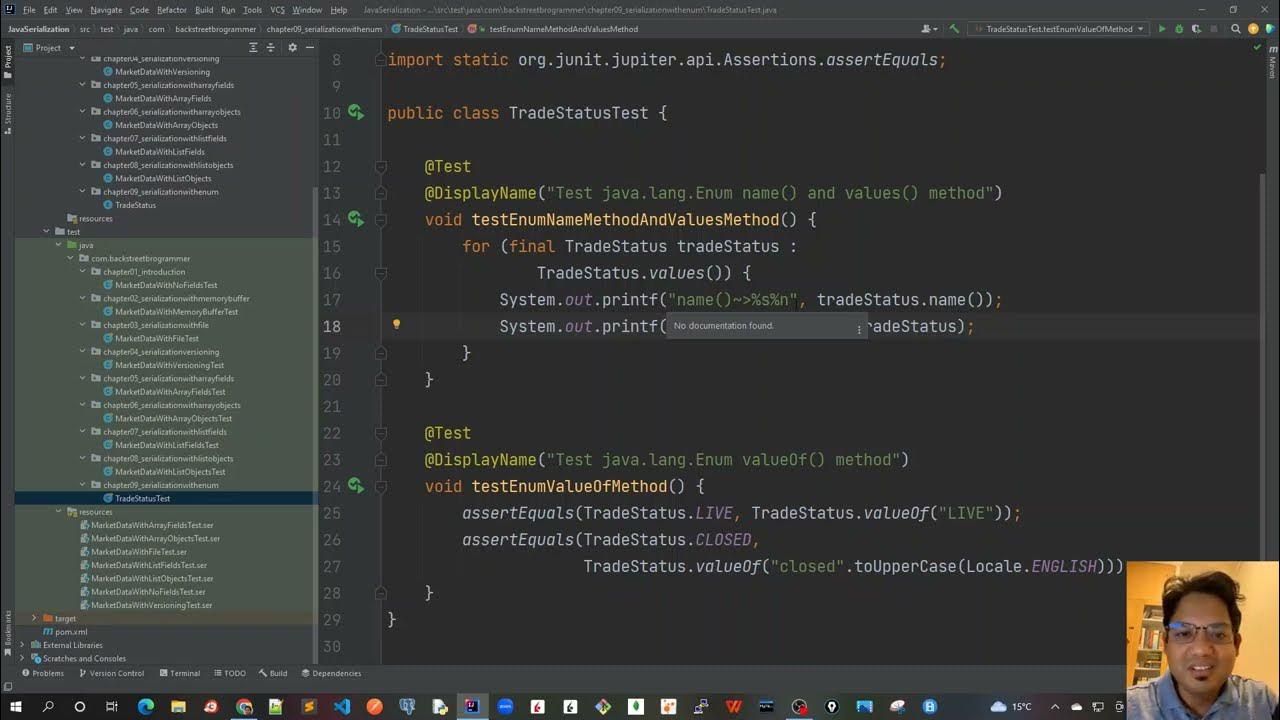 23 - Java Serialization with Enum Constants - Code Demo 2 - YouTube