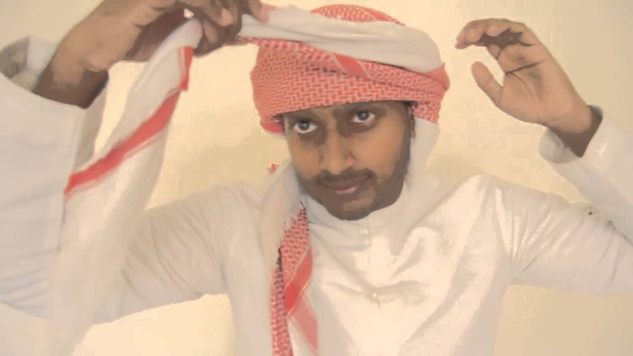 How to wear Gutra Emarati Style - YouTube