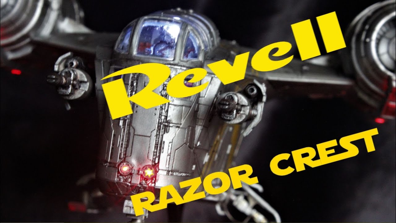 Revell 1/72 Razor Crest Customized with LED's - YouTube