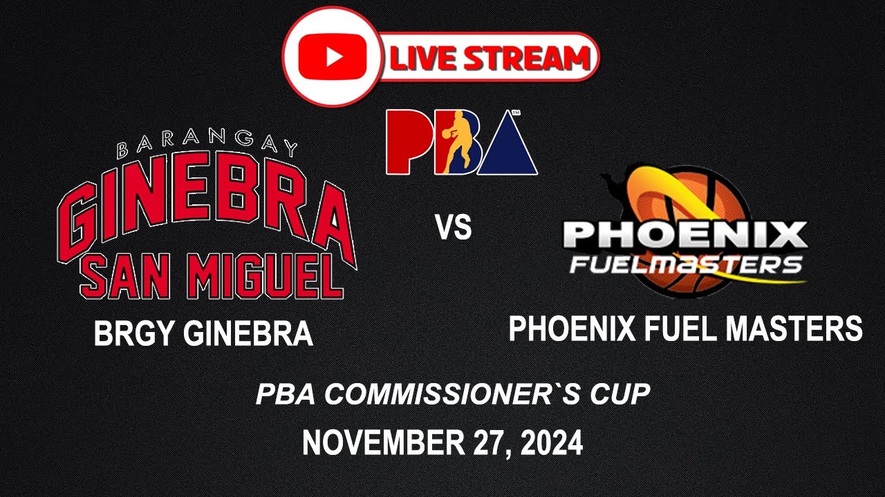 LIVE NOW! BRGY GINEBRA vs PHOENIX MASTERS | PBASeason49 | November 27, 2024|NBA2K24 Simulation ...
