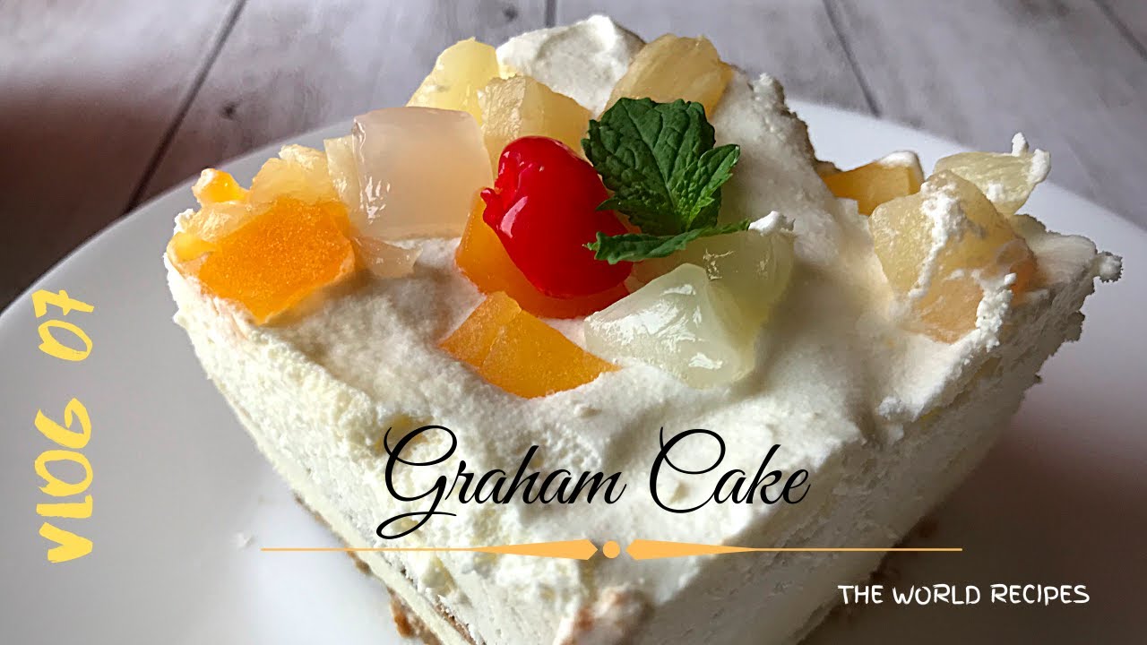 Filipino dessert. Graham Fruit Cake - How to prepare easy Graham Fruit ...