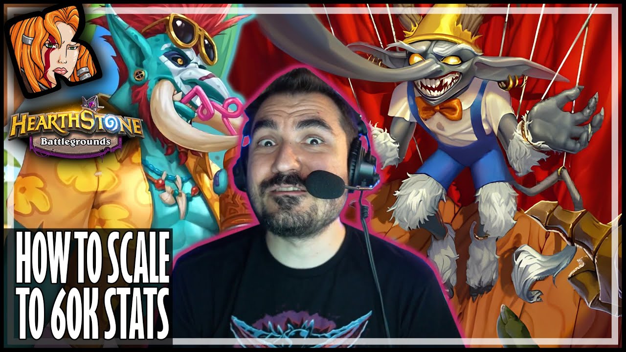 VOL’JIN SCALES TO 60K STATS?! - Hearthstone Battlegrounds - YouTube