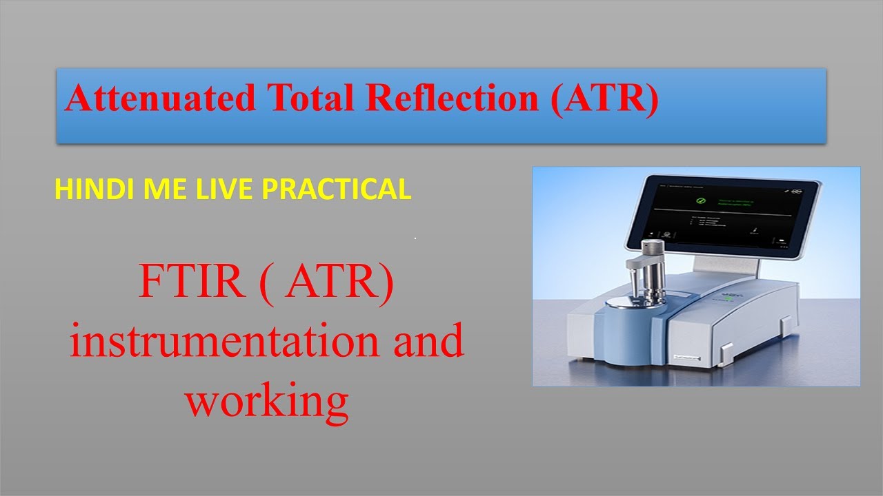 FTIR ( ATR) I ATR Spectroscopy | Attenuated Total Reflectance | ATR ...
