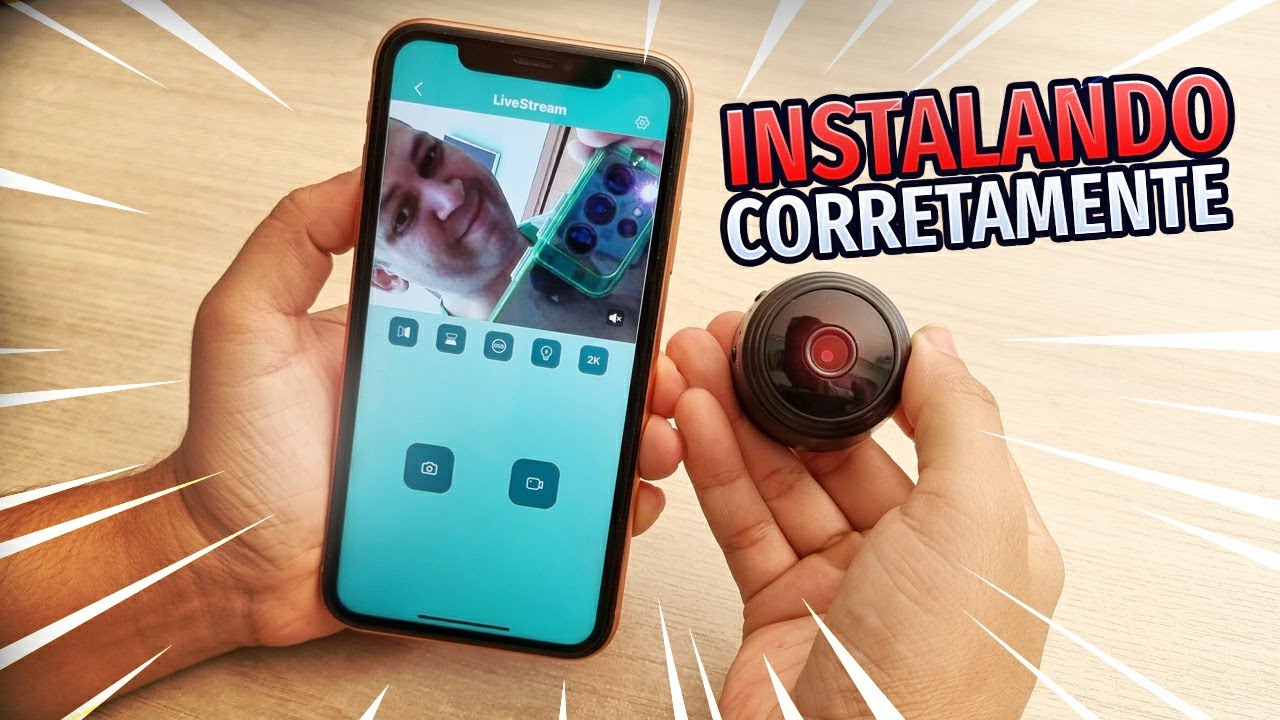 Aprenda a como Instalar e Configurar a Mini Câmera Espiã A9 de Maneira ...