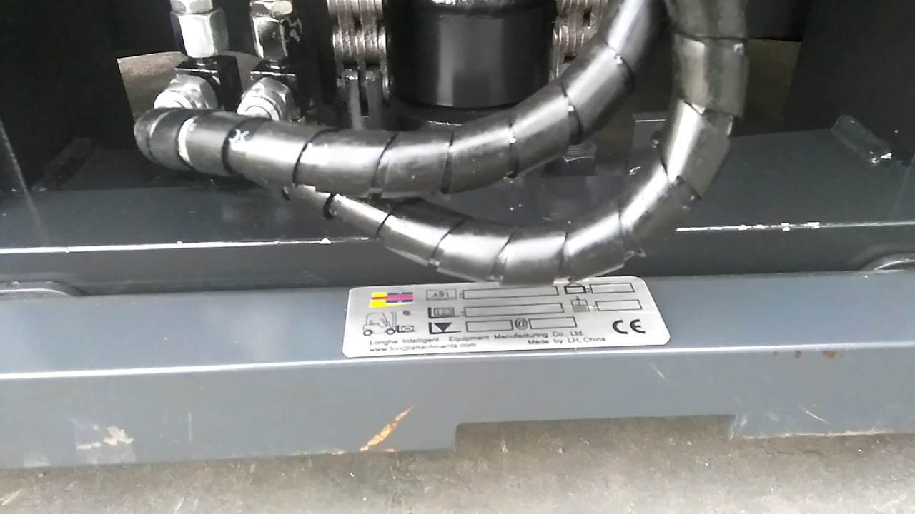 Installation Side Shifter Forklift Attachment by Multiken !!! - YouTube