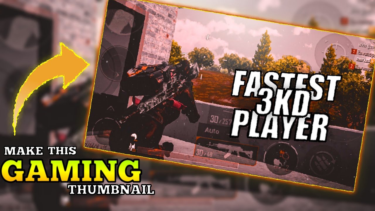 Solo Rush Thumbnail Tutorial | Bgmi Thumbnails | Bgmi Thumbnail ...