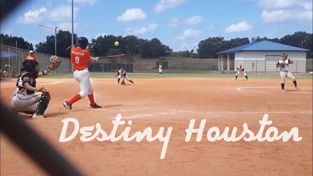 Destiny Houston - Batting 5-22-21 (Freshman) - YouTube