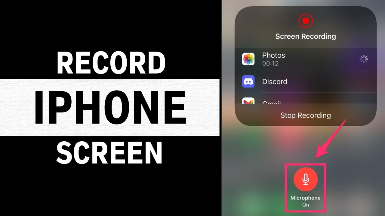 How To Screen Record On iPhone (2024 UPDATED) - YouTube