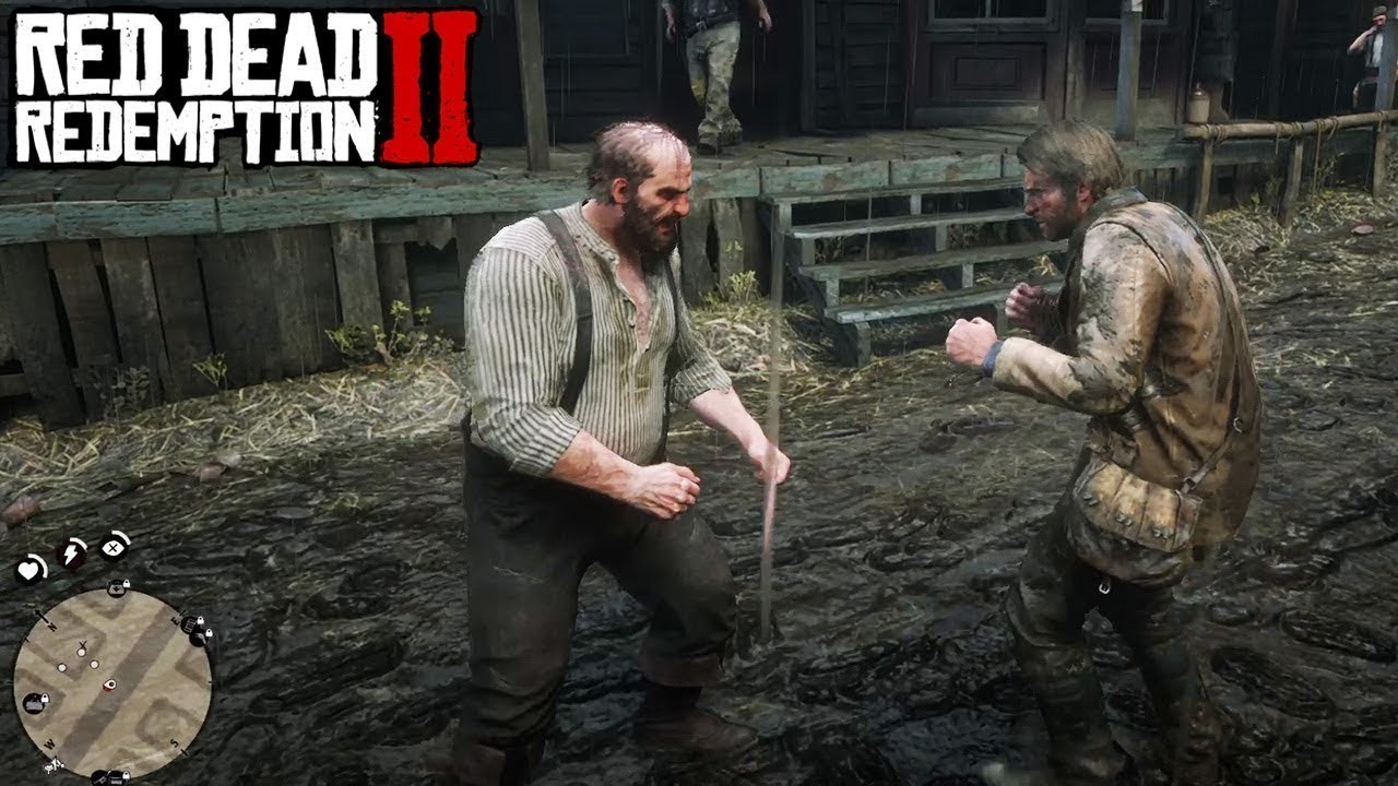 Red Dead Redemption 2 - Arthur VS Tommy / Saloon Fight - YouTube