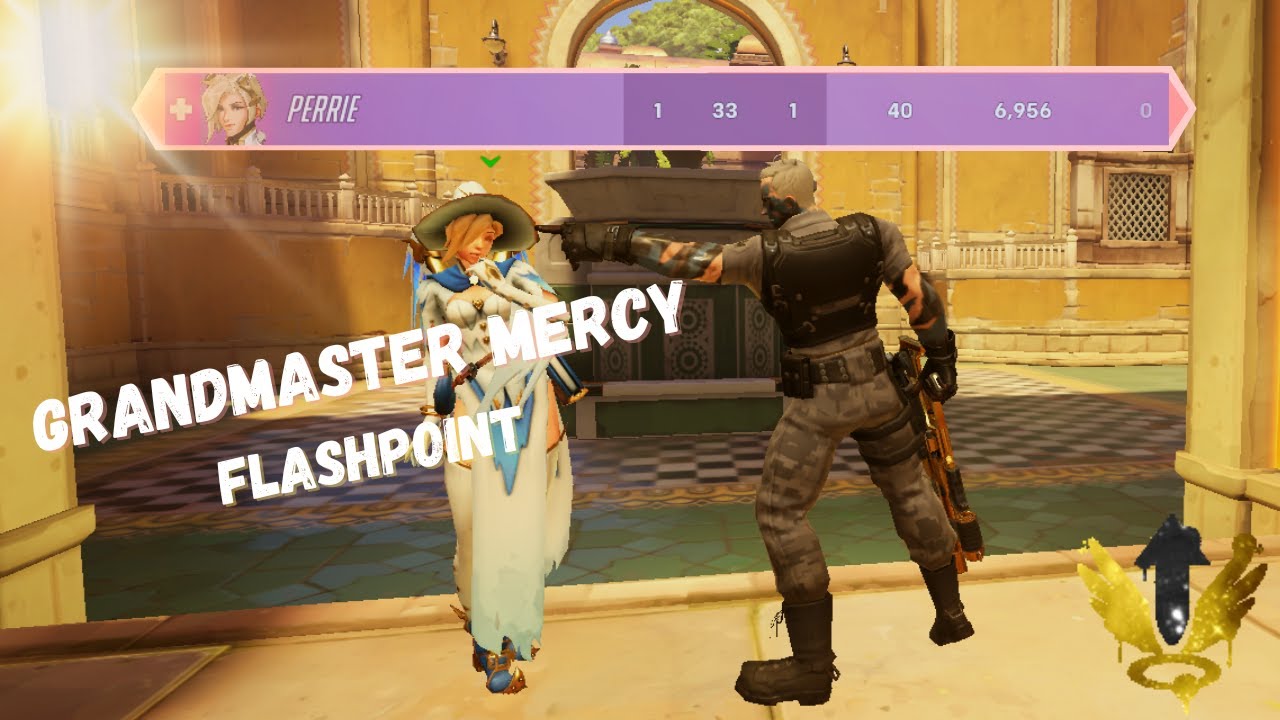 NEW MAP FLASHPOINT Grandmaster Mercy - Overwatch 2 - YouTube