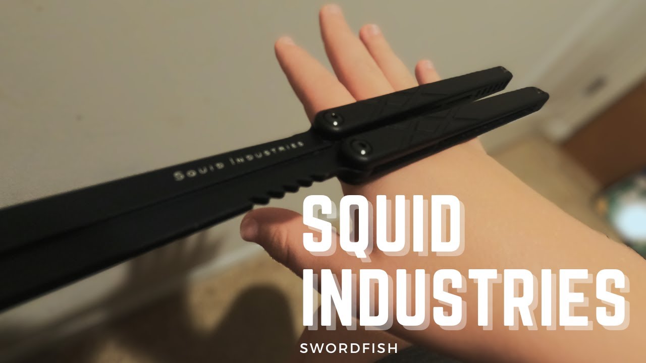 Squid Industries Swordfish Balisong REVIEW | FlippinInTheCloset - YouTube