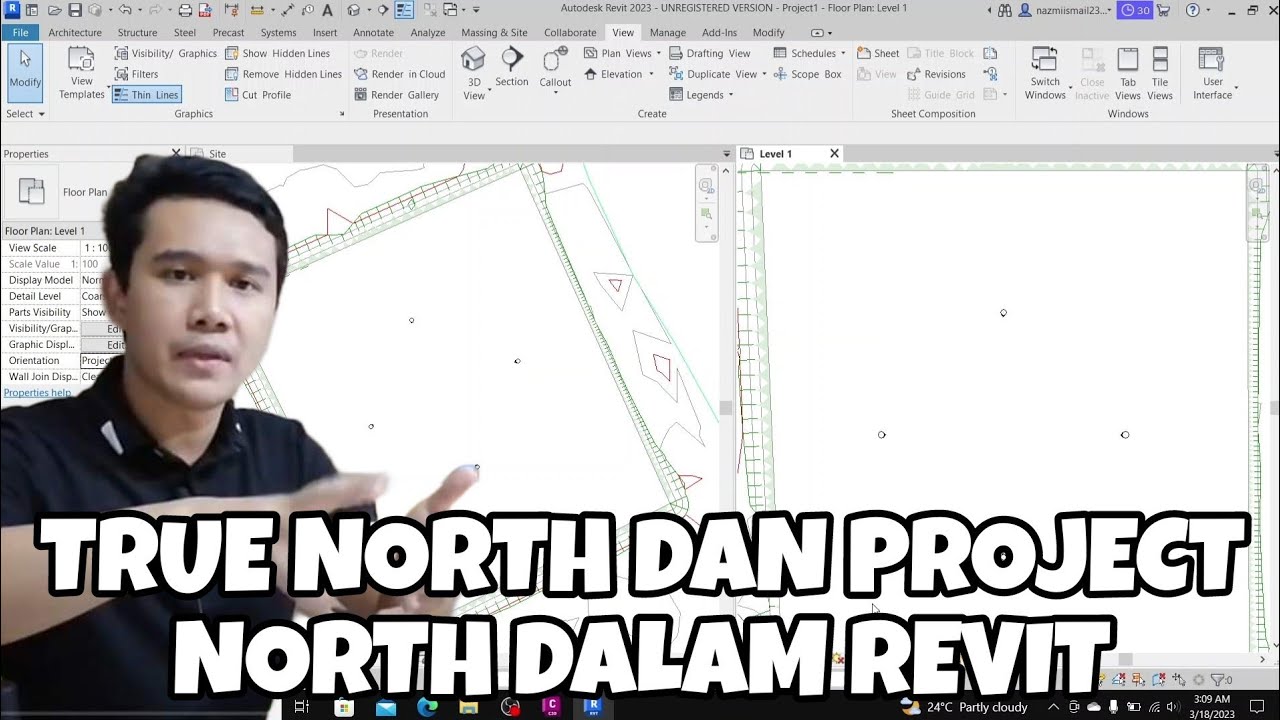 True North dan Project North dalam Revit - YouTube