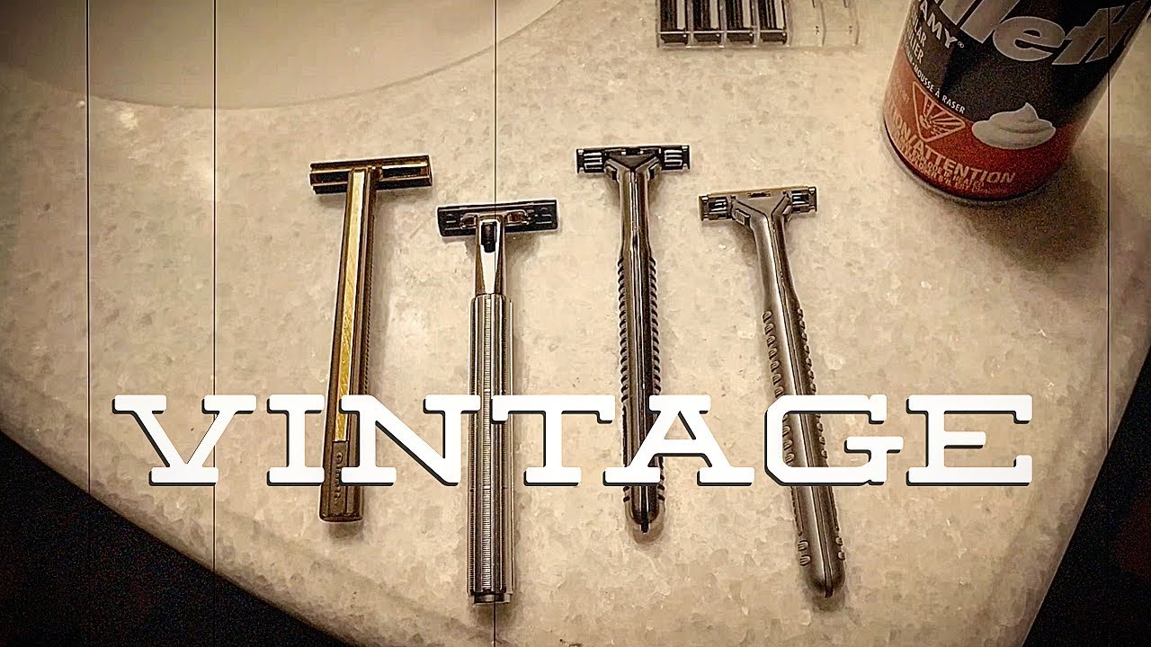 Gillette’s Vintage Razors | The BEST a Man Can Get! [Trac II, Atra ...