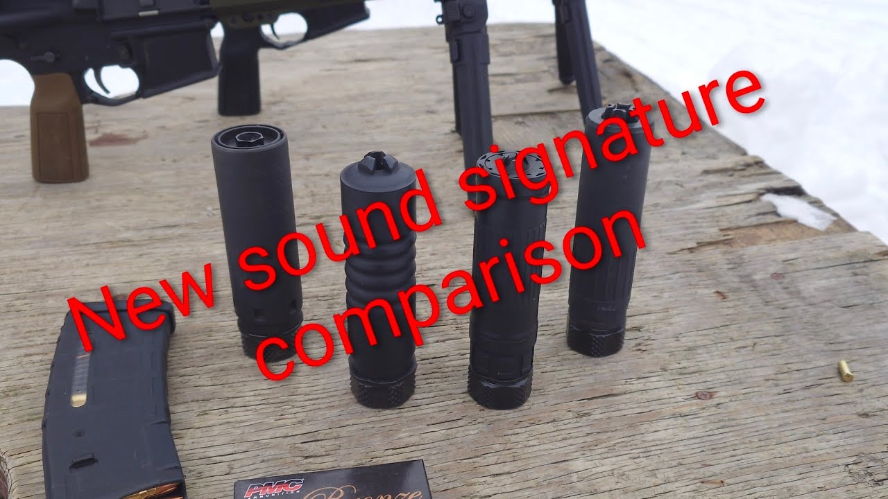 Comparing 556 suppressors from @specterscat @ABsuppressor @bt-usa and ...