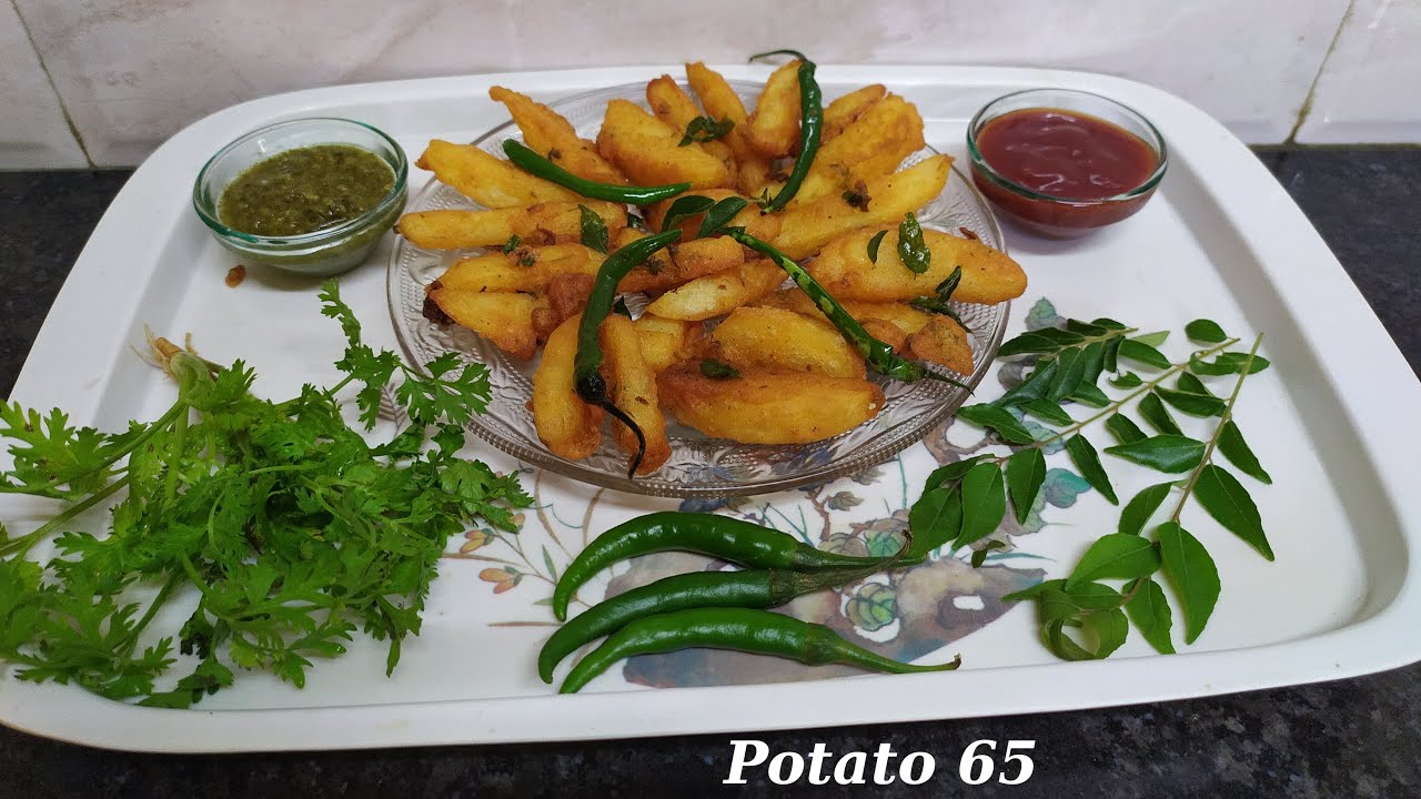 Aloo 65 | Potato 65 Recipe | Best Vegetarian Snack Recipe | Quick easy ...