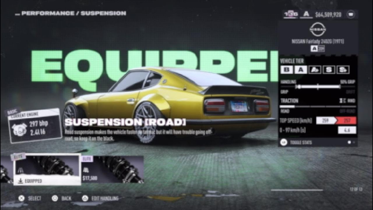 Need For Speed Unbound | A Class Build | Nissan Fairlady 240ZG (1971 ...