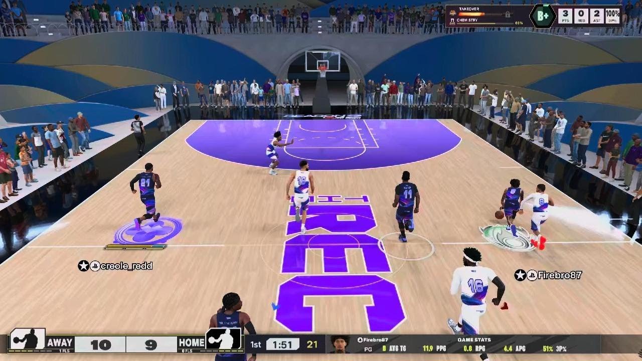 NBA 2K25 The Rec W Solo 10pt victory Season 2 - YouTube