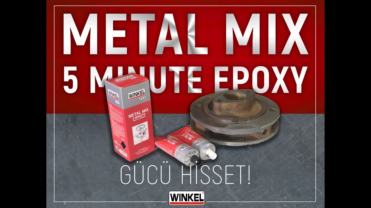 Metal Mix 5 Minute Metal Epoksi Yapıştırıcı - YouTube