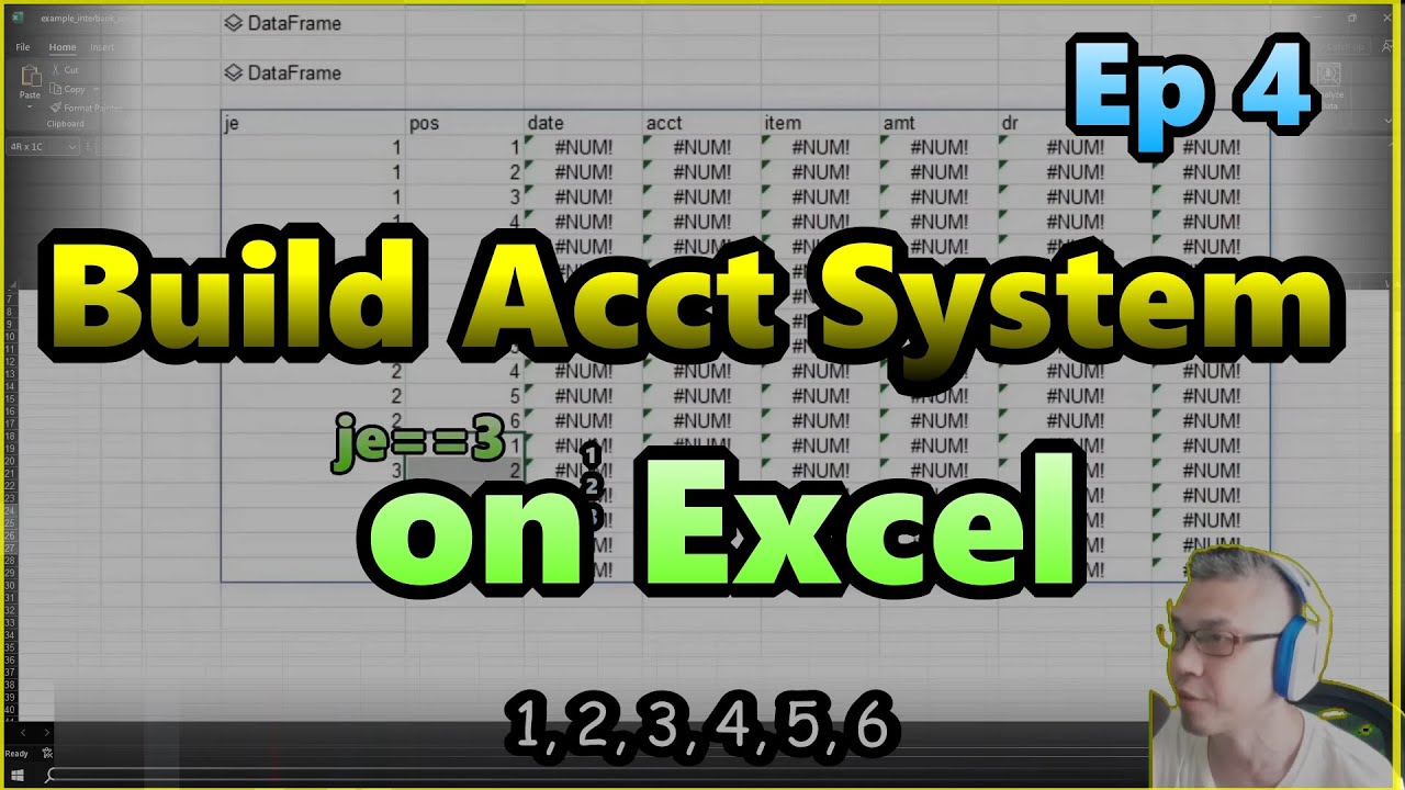 Ep4 | Let's Build An Accounting System On Excel | Casting Account ...