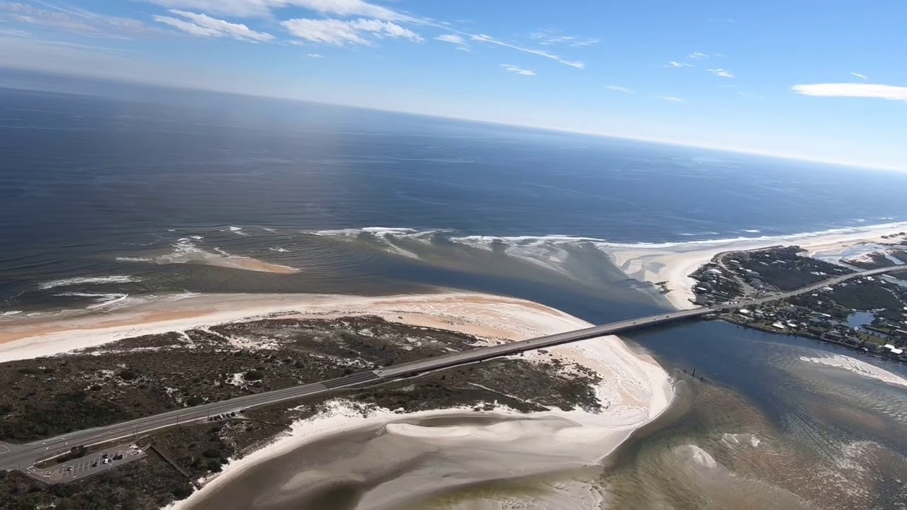 Matanzas Inlet 1-18-19 @ Low Tide - YouTube